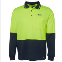 APD Hi Vis L/S Trade Polo | Uniform Me